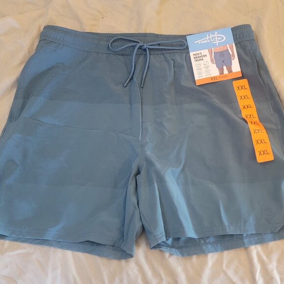 reel life | Swim | Real Teal Reel Life Mens Comfortable Stretch Builtin Mesh Liner Branson Swim ...